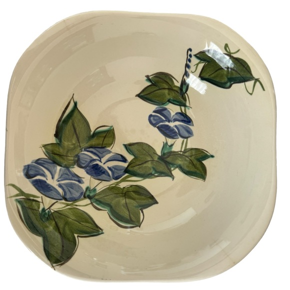 Red Wing | Dining | Red Wing Pottery Morning Glory Blue Pattern Large ...